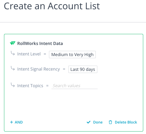 Bombora Company Surge® Intent – RollWorks