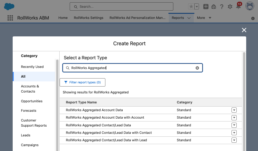 Salesforce Integration: Initial Installation Guide – RollWorks