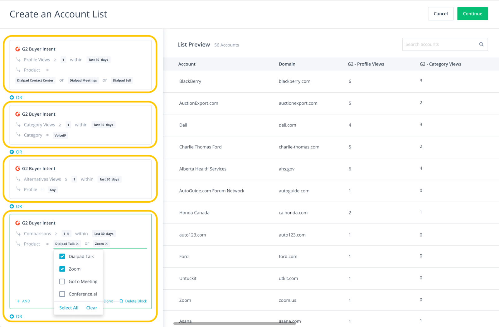G2 Integration Guide – RollWorks