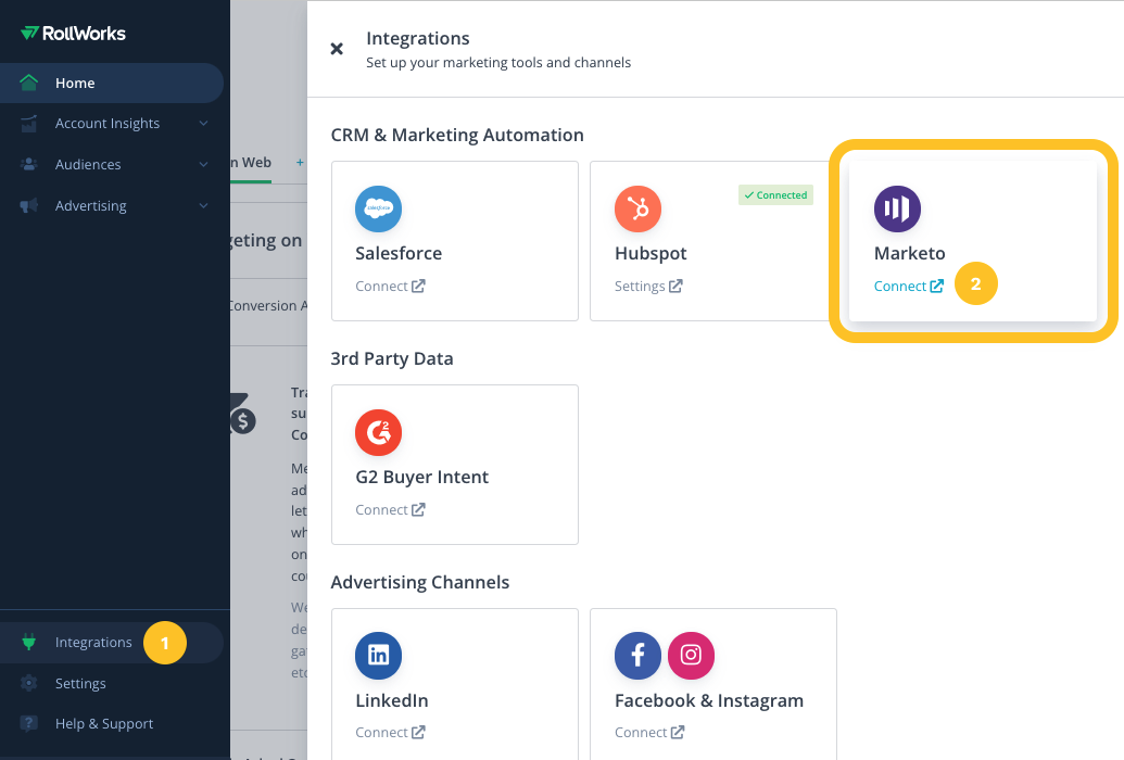 Marketo Integration: initial installation guide – RollWorks